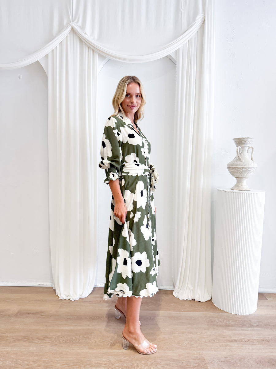 PIPPER POPPY MIDI DRESS – Venom Emilio